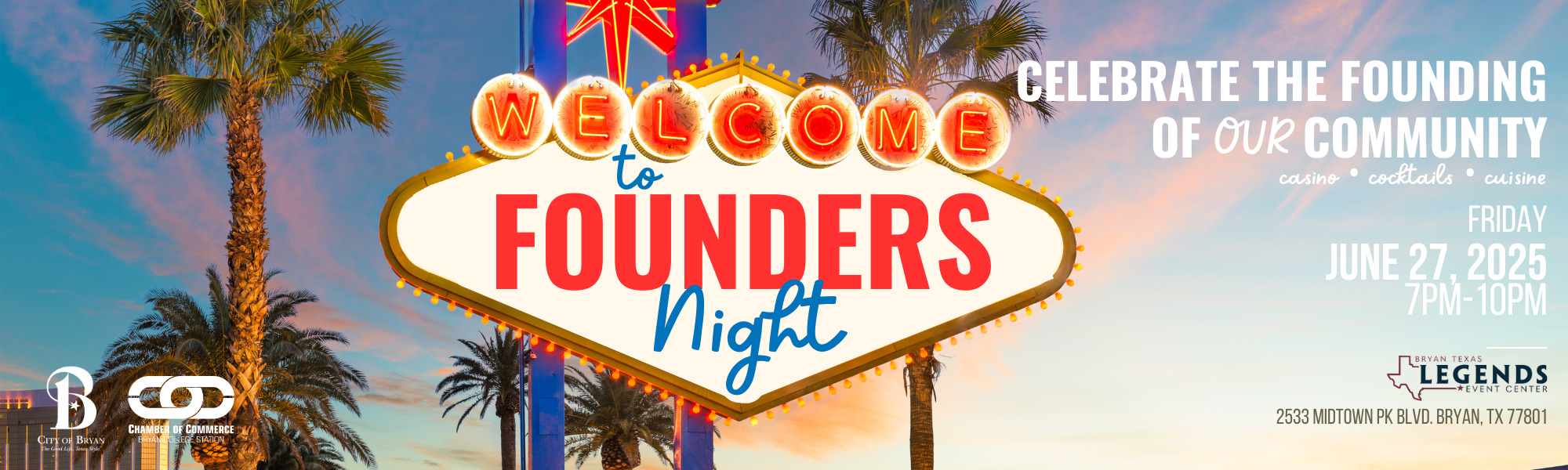Founders Night - Bryan-College Station Chamber of Commerce